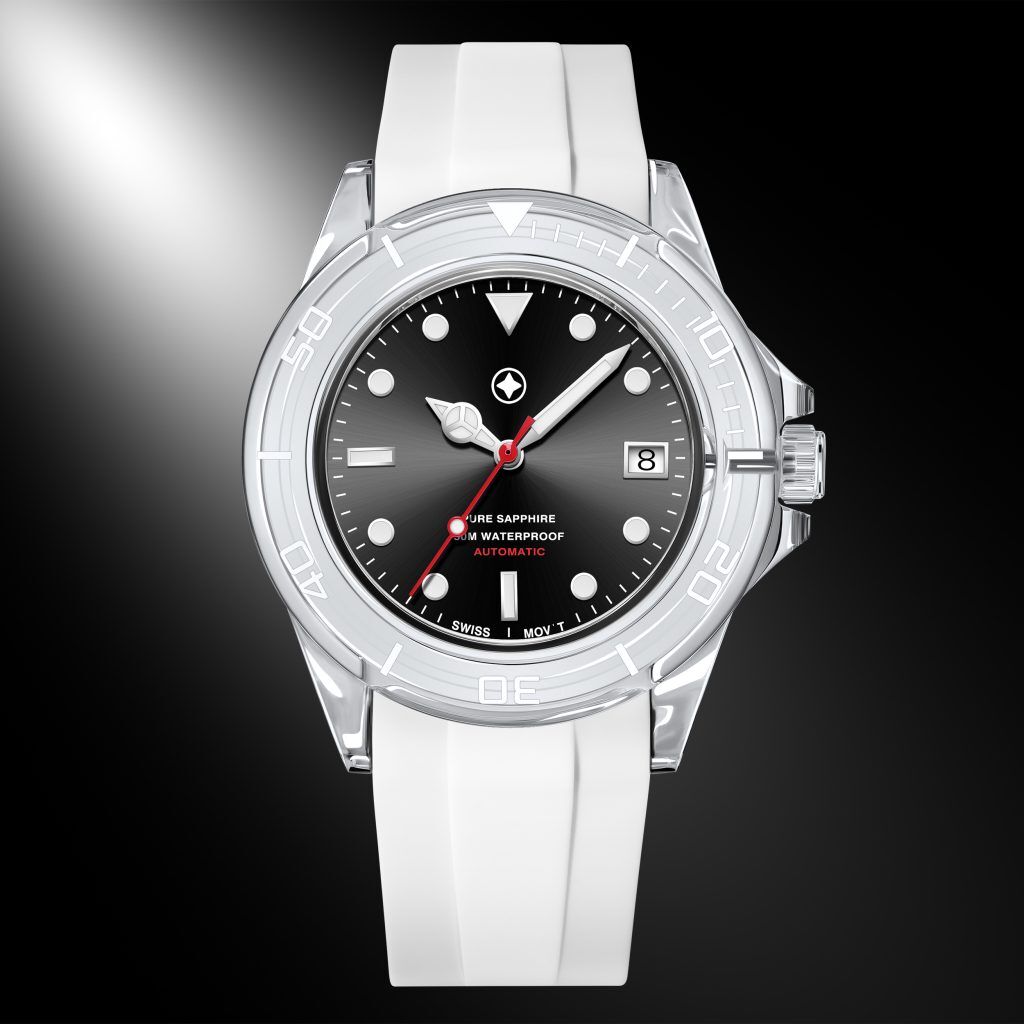 All Sapphire Case Sapphire Watch Swiss Automatic Swiss Superluminova 5ATM