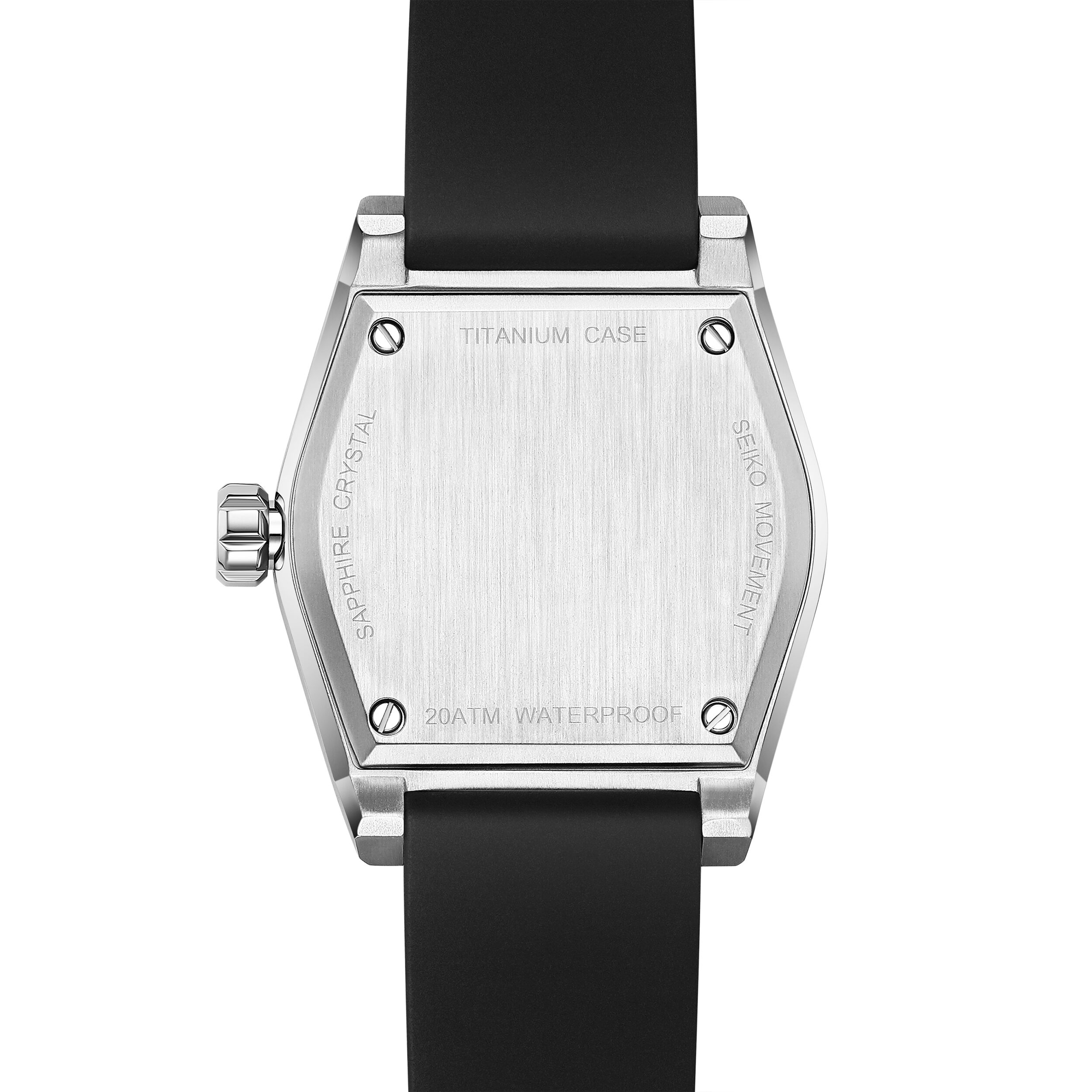 Brushed Titanium Diving Watch 20ATM Waterproof Seiko Movement Sapphire ...